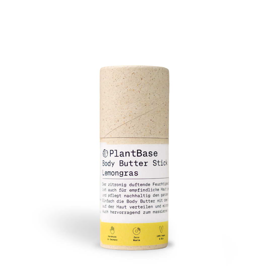 Body Butter Stick Lemongras 40g – PlantBase Naturkosmetik