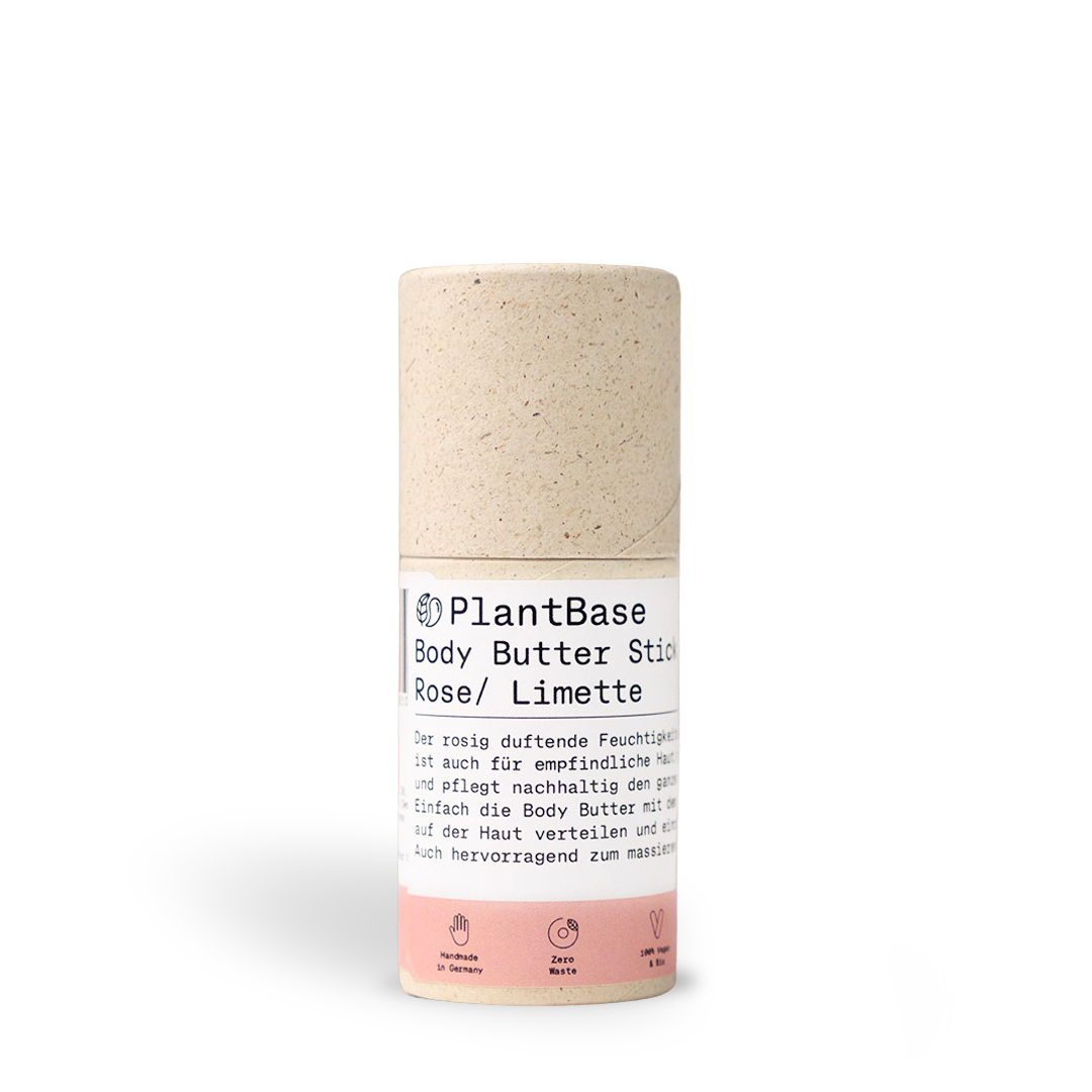 Body Butter Stick Rose/ Limette 40g – PlantBase Naturkosmetik