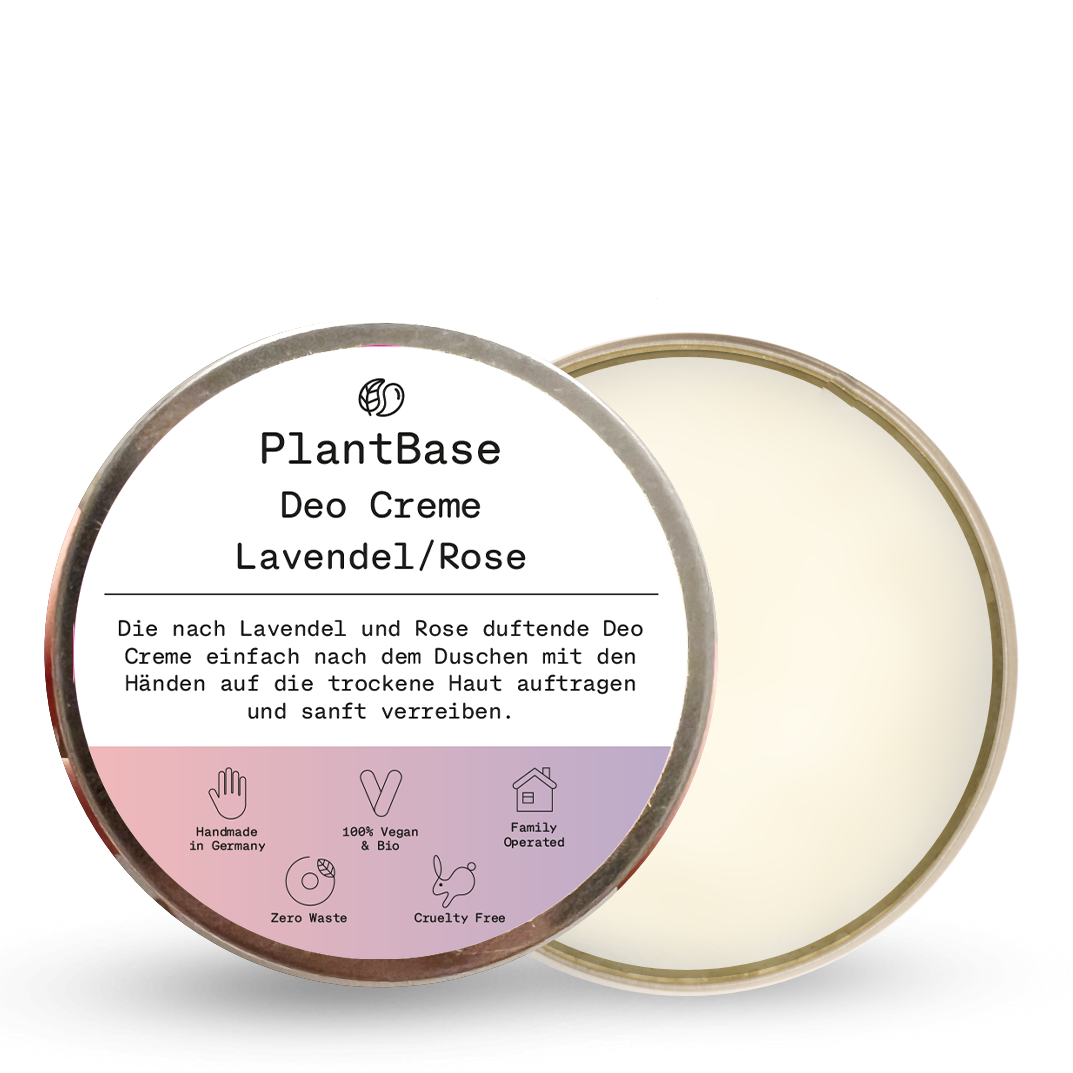Deo Creme Lavendel/Rose 50ml – PlantBase Naturkosmetik